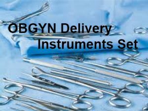 OBGYN Delivery Instruments Set